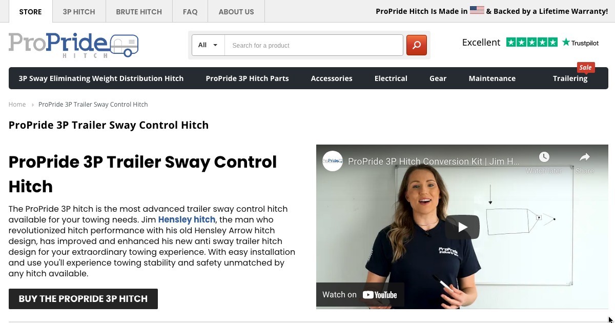 3P Pivot Point Projection - Understanding the ProPride Hitch Technology