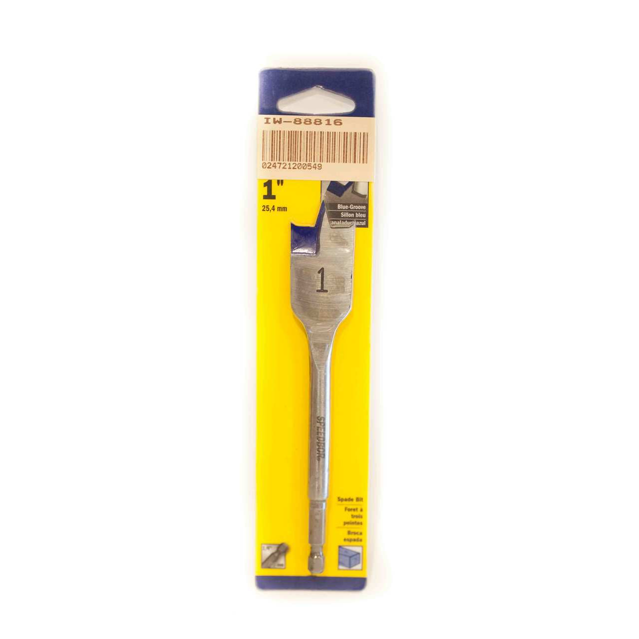 IRWIN SPEEDBOR 1" Spade Wood Bit - TremTech Electrical Systems