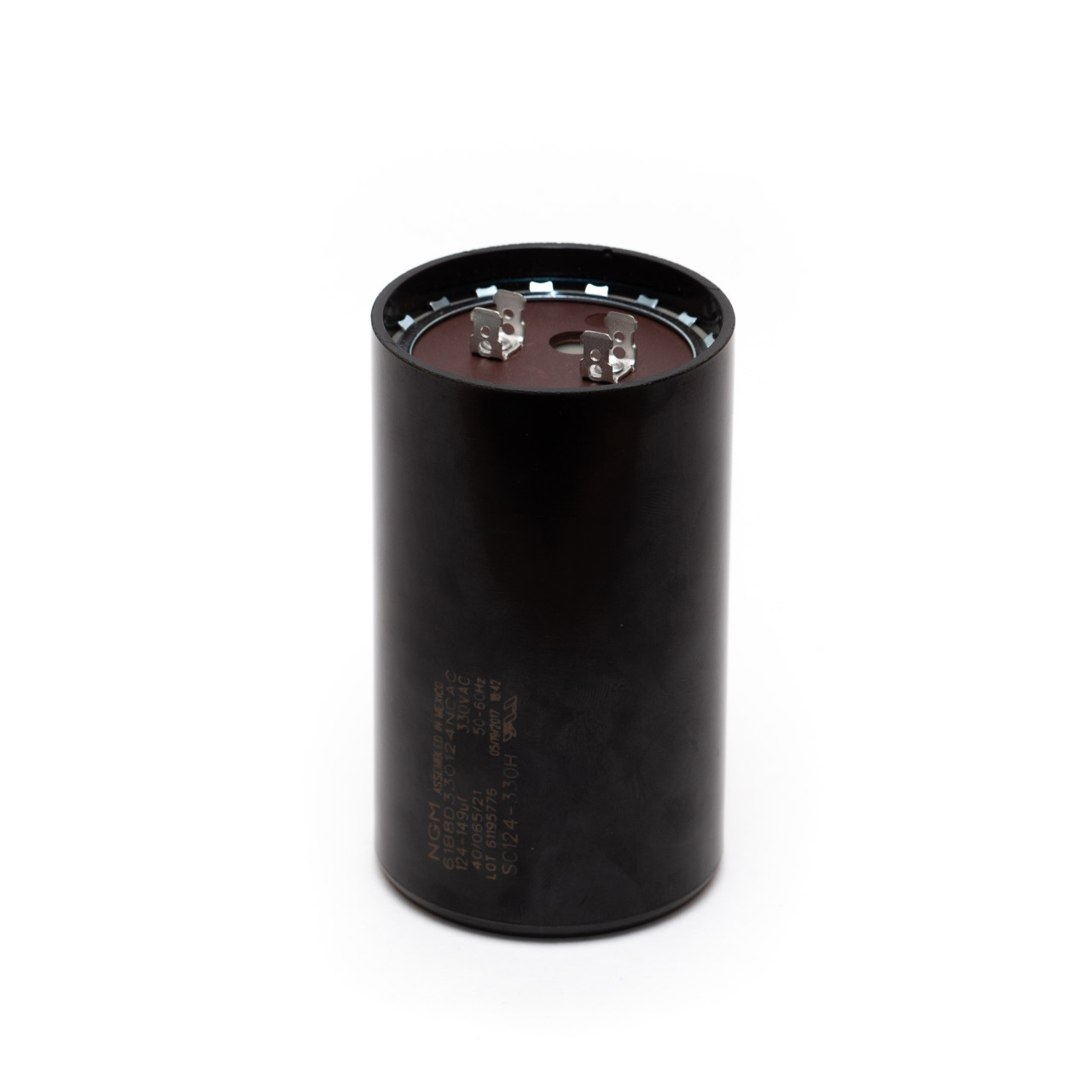 NGM 165VAC 108-130µF Start Capacitor 61B1D160108NCAC (SC108-165A ...