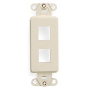 Leviton 2-Port Quick Port Decora Insert, Light Almond - TremTech ...