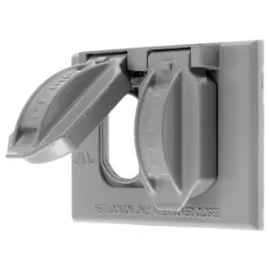 Hubbell Single Gang Weather Resistant Device Cover - TremTech ...