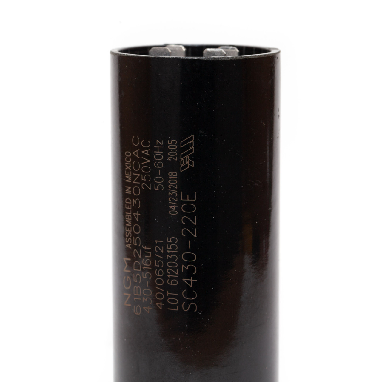 NGM 250Vac 430-516µF Start Capacitor 61B5D250430NCAC - TremTech ...
