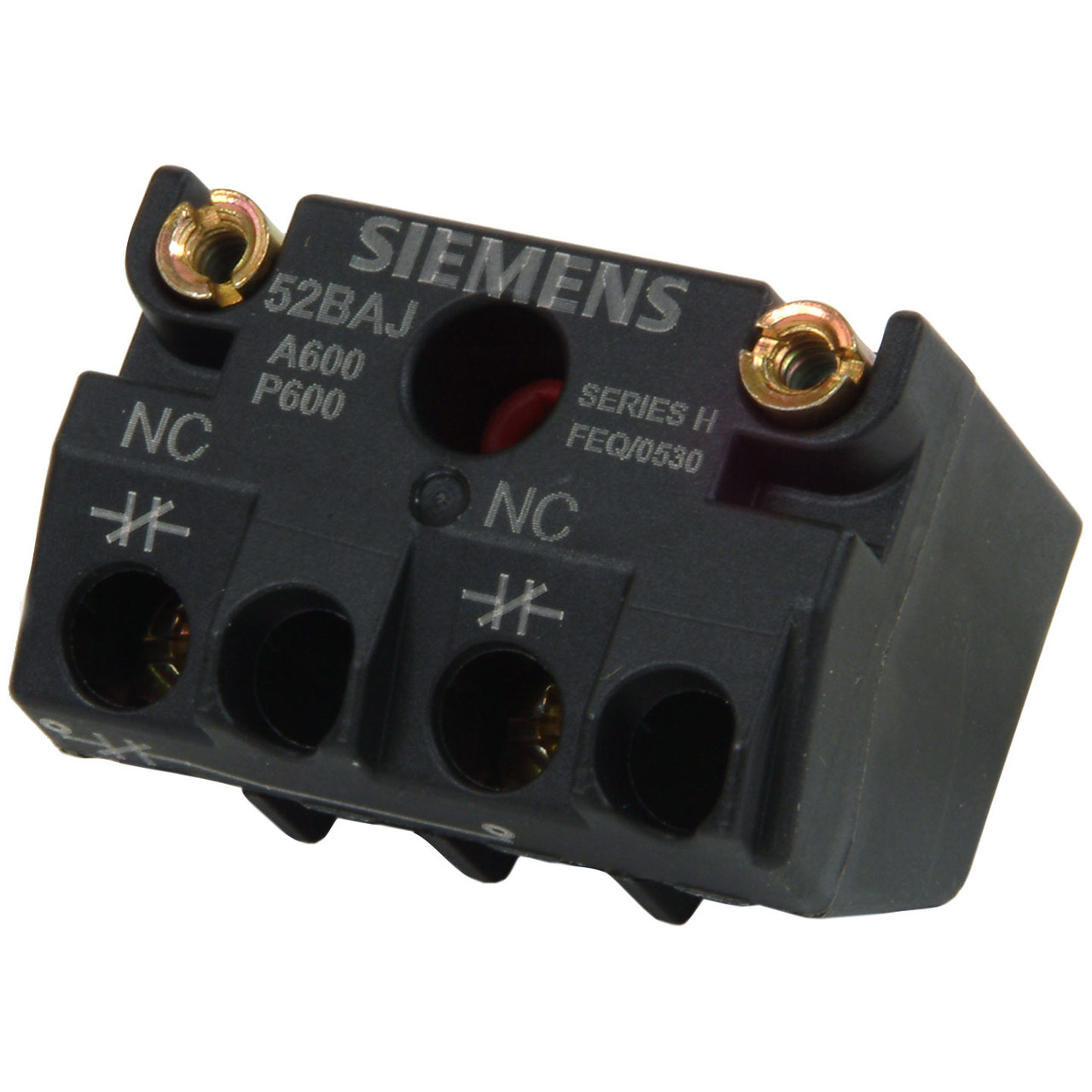 Siemens 25BAJ Heavy Duty Contact Module SPST Normally Closed 30mm ...