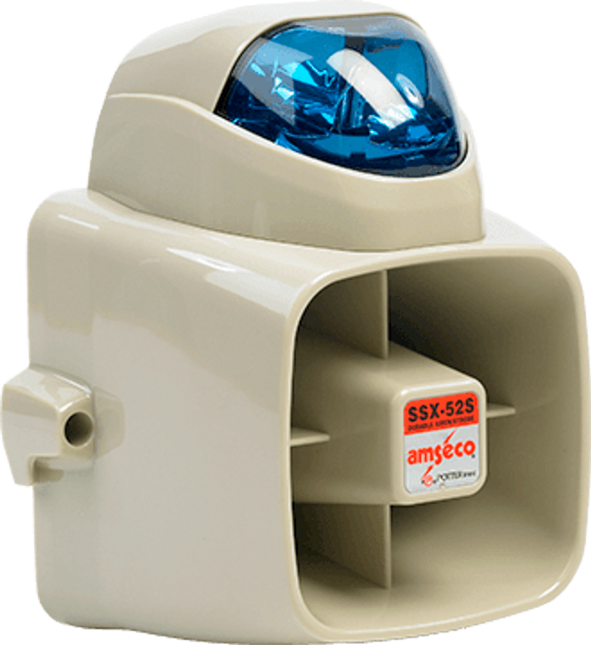 Amseco Ssx 52s Indoor Outdoor Siren With Strobe Blue Tremtech