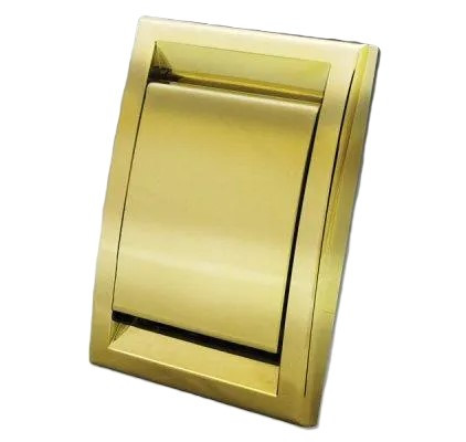 Mvac Polished Brass Inlet Cover
