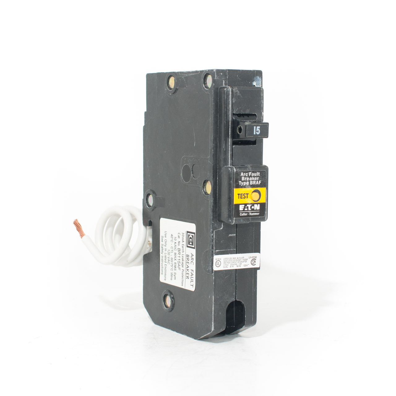 Eaton Cutler-Hammer Series 15A Single Pole AFCI Push-On Breaker ...