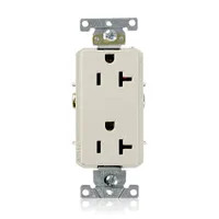 Decora 20A 125V 2P-3W Duplex Receptacle (Almond)