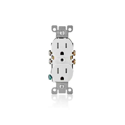 Leviton Tamper Resistant 15A-125V Duplex Receptacle (White)