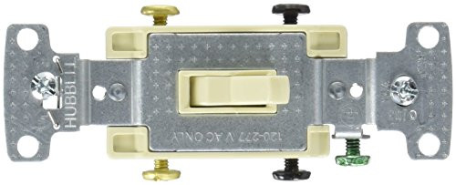 Hubbell 15A-120V 4-Way Toggle Switch (Ivory)