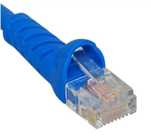 ICC Cat 6 Molded Boot 5 Ft Patch Cord (Blue)