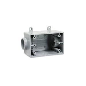 Royal 1/2" Single Gang PVC Box