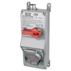 Hubbell Safety Shroud 30A 600V Disconnect