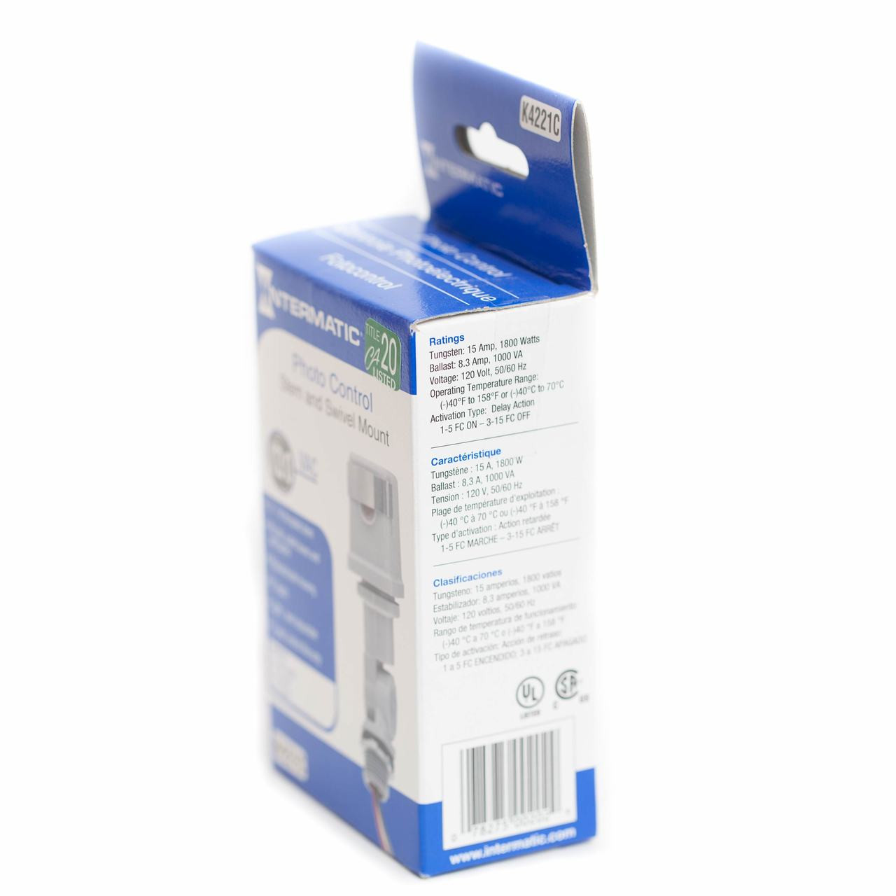 Intermatic Stem and Swivel Mount Photocontrol - TremTech Electrical Systems
