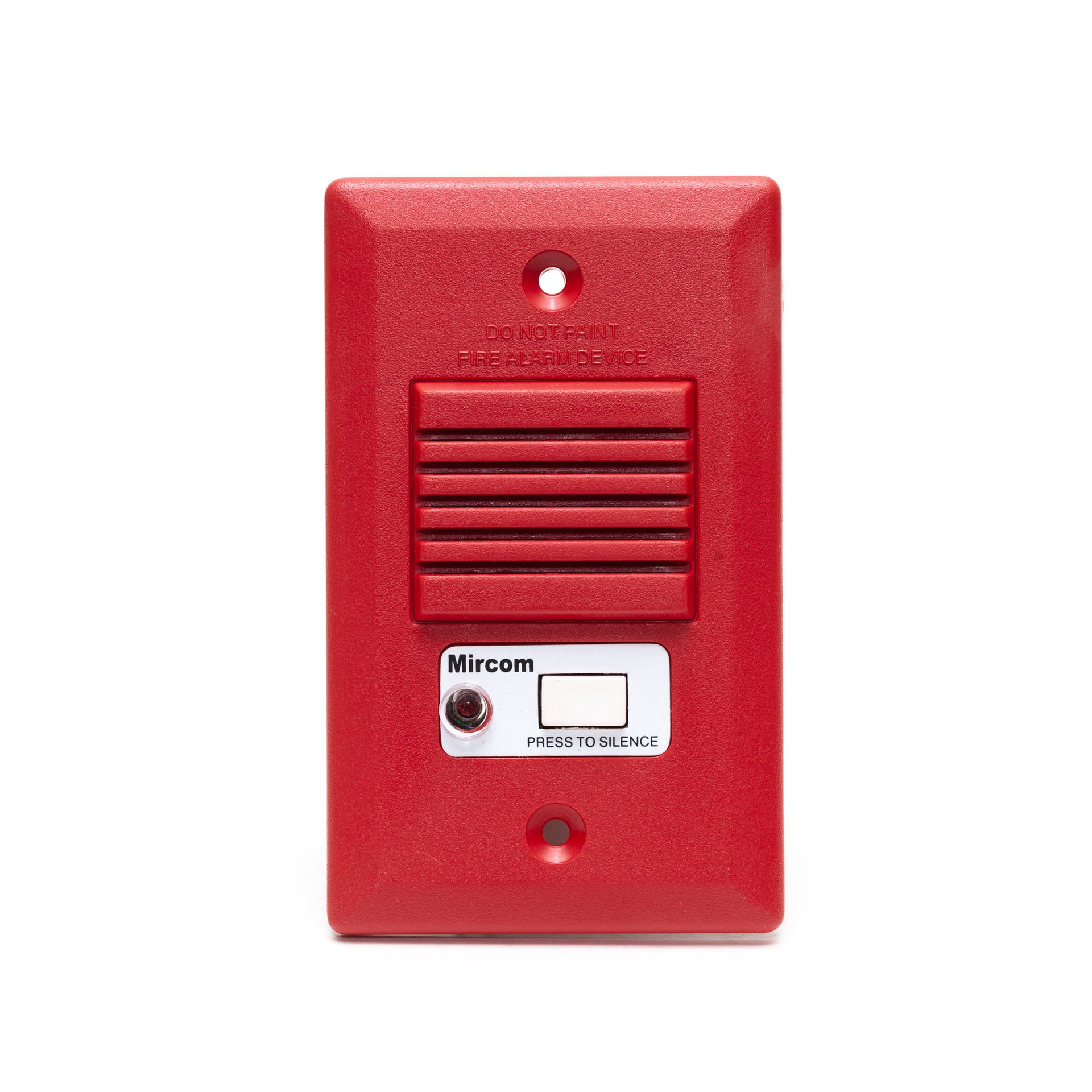 Mircom MH-S25RA Silenceable Mini-Piezo Red - TremTech Electrical Systems