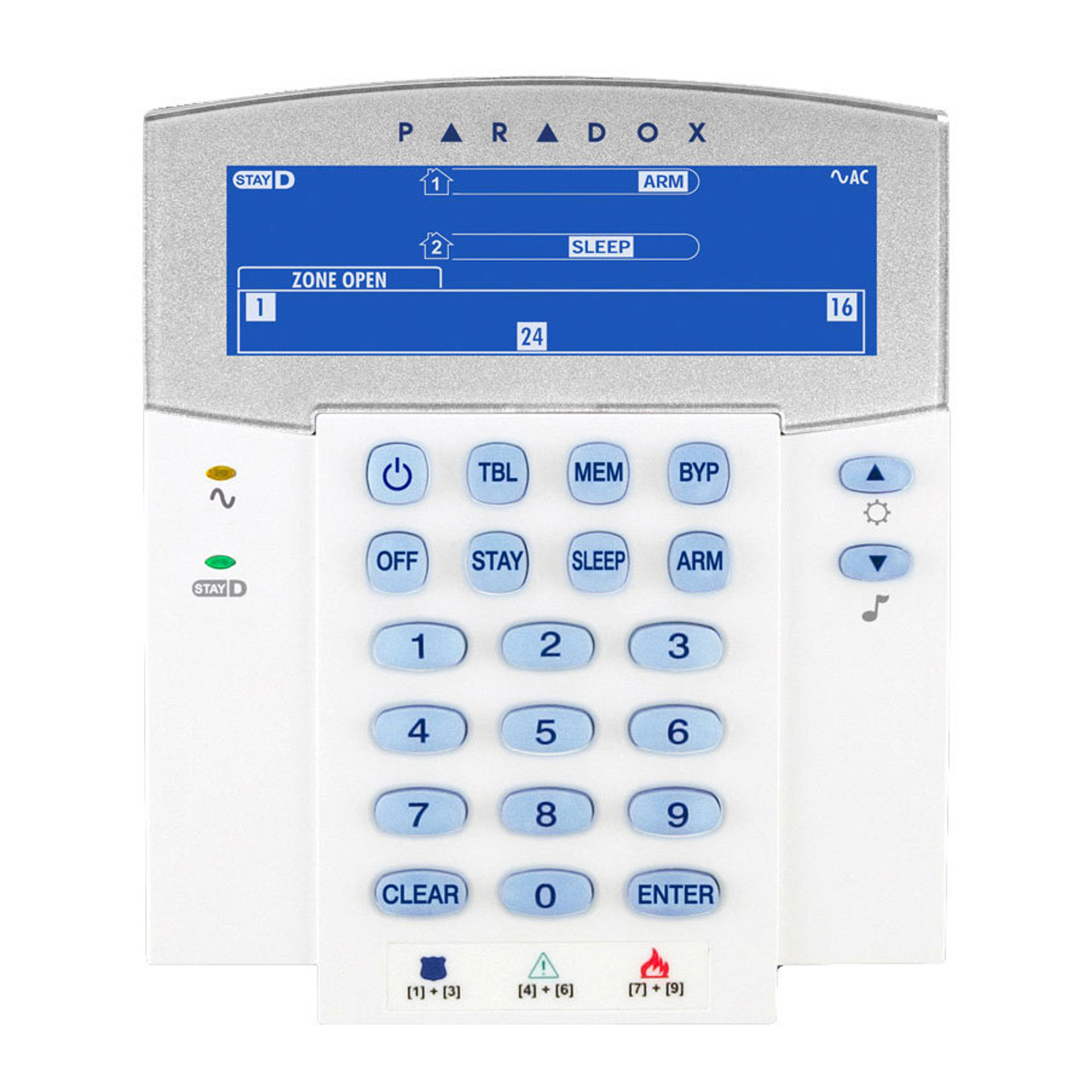 Paradox K656 Touch Sense LCD Keypad - English - TremTech Electrical Systems Paradox K656 Touch Sense LCD Keypad - English - TremTech Electrical Systems