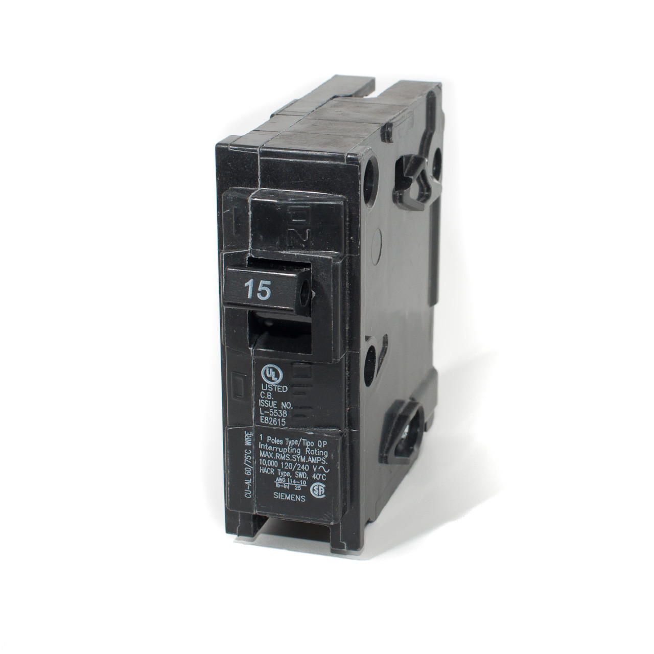 Square D QO1515 Tandem 15/15A Single Pole Push-On Breaker - TremTech ...