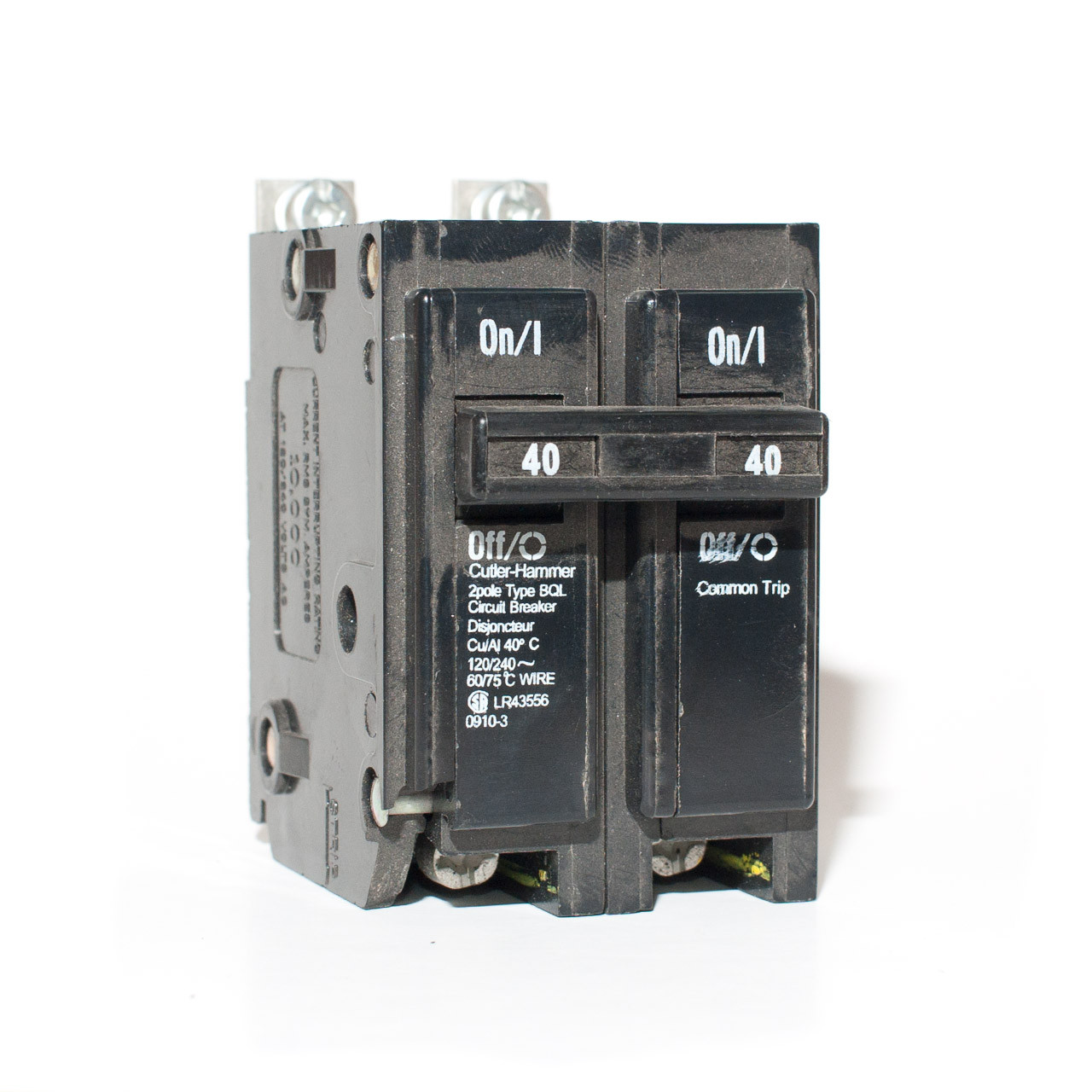 Eaton Cutler-Hammer BQL240 Two Pole 40A Bolt-On Breaker - TremTech ...