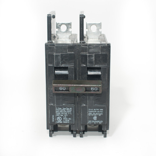 Siemens BQ2B060 Two Pole 60A 'BQ' Bolt-On Breaker - TremTech Electrical ...