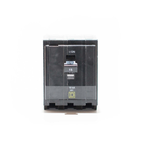 Square D QO315 15A Three Pole Push-On Breaker - TremTech Electrical Systems