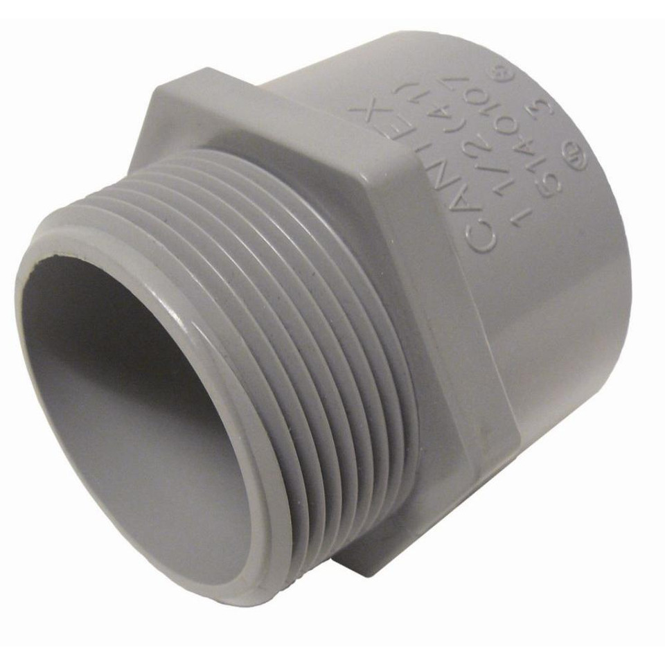 Royal 1-1/2" PVC Terminal Adapter - TremTech Electrical Systems