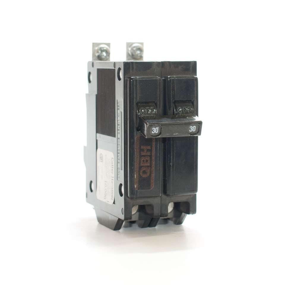 Eaton Cutler-Hammer QBH230 30A Two Pole 'QBH' Bolt-On Breaker ...