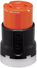 Eaton 3P 4W 20A 125/250V Color Coded Locking Ultra Grip Connector (Orange)