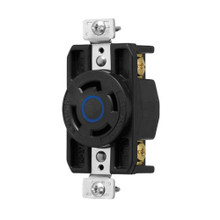 Eaton (Arrow Hart) 30A 250V Color Coded Locking Receptacle (Blue & Black)