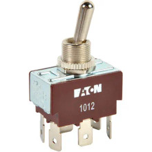 Eaton 2PDT (On)-None-(On) Toggle Switch