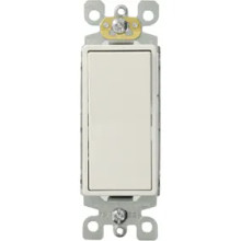 Decora 15A 120/277V 3 Way Rocker Switch (Ivory)