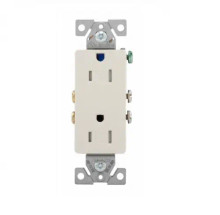 Decora 15A 125V Duplex Receptacle (Light Almond)