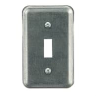 Iberville stainless Steel Single Gang Toggle Switch Box Cover