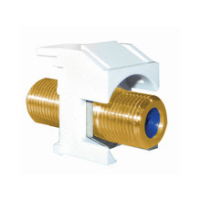 Legrand Recessed Self Terminating F-Coupler 1GHz Connector (White)