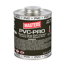 Masters PVC-PRO Medium Clear PVC Cement 237ML