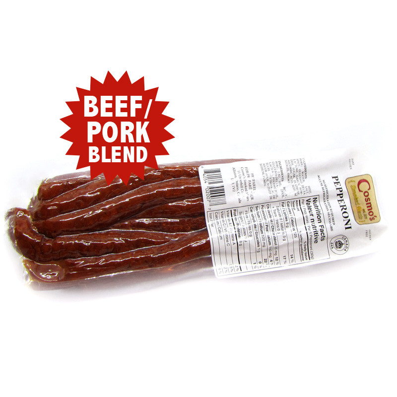 Pepperettes - Beef/Pork (HOT or MILD) - 20/pkg - Cosmos Smoked Meats