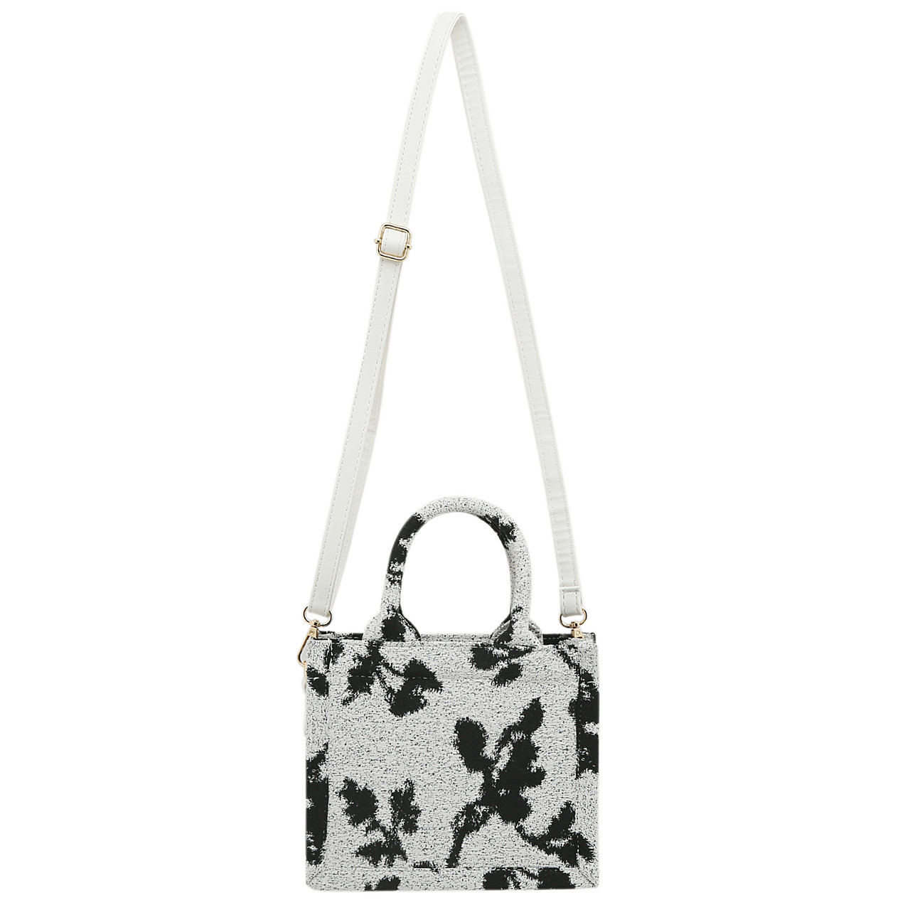 Fleur Mini Tote Bag - Black - Kagui