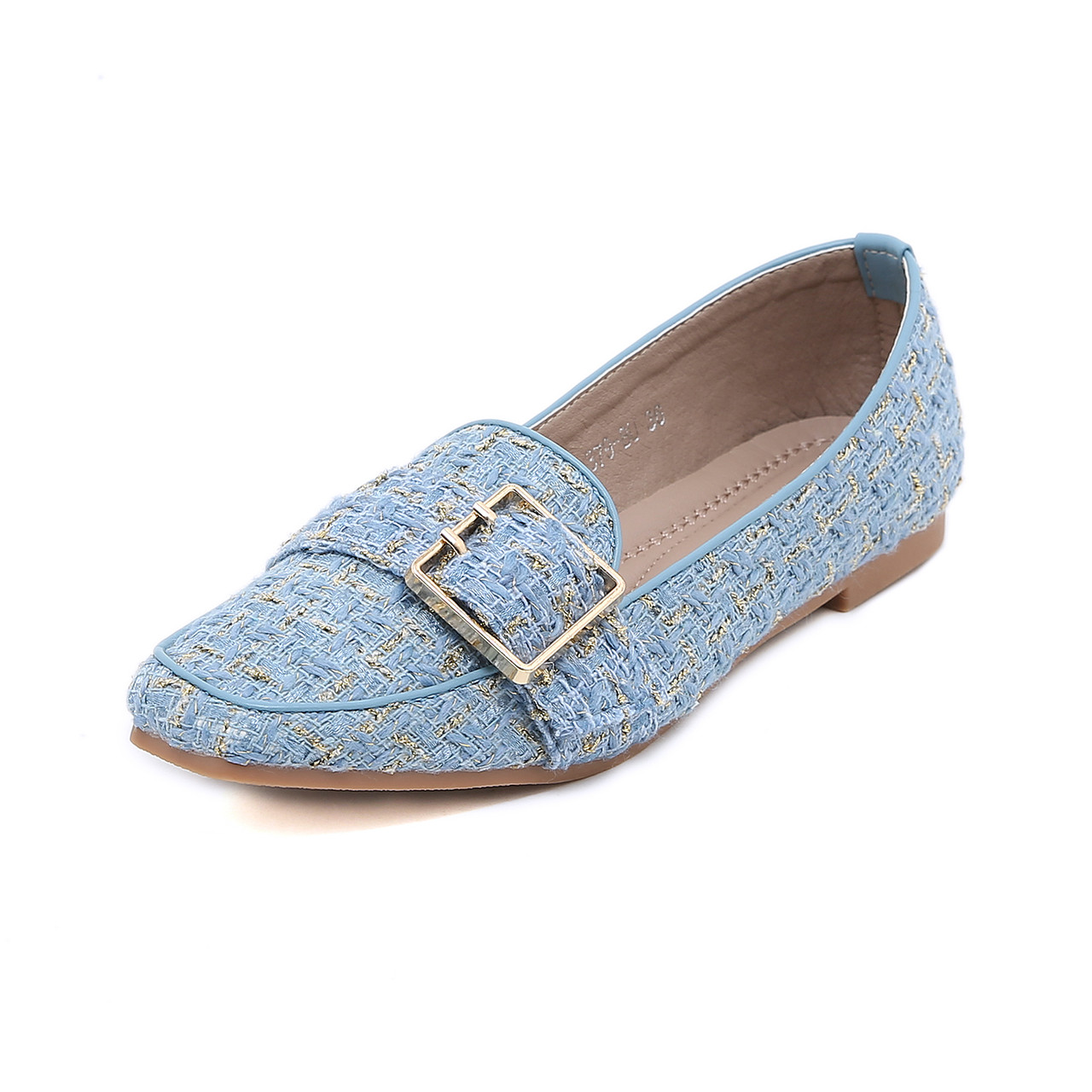 Karmen Light-blue Loafer - Kagui