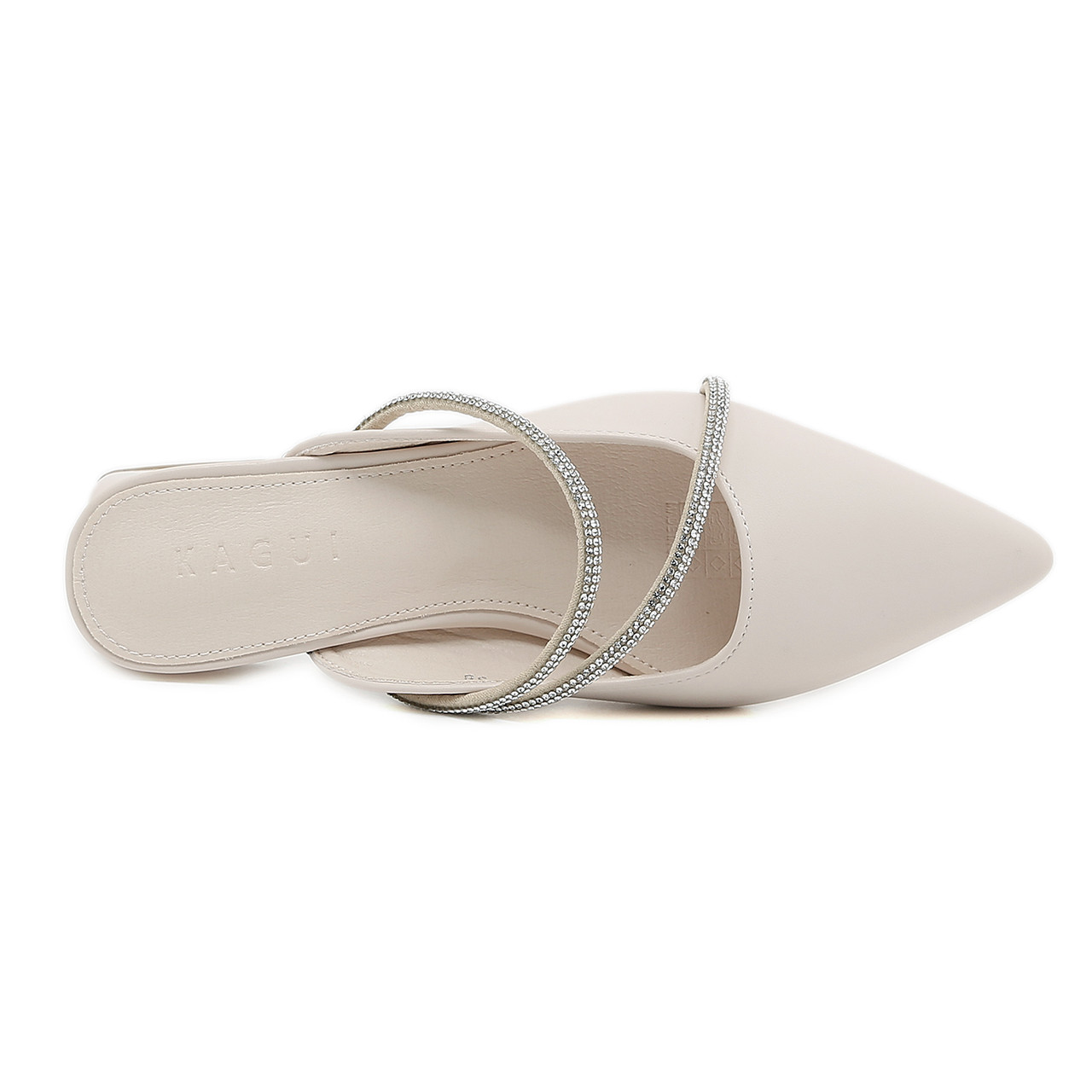 Raya Beige Mules - Kagui