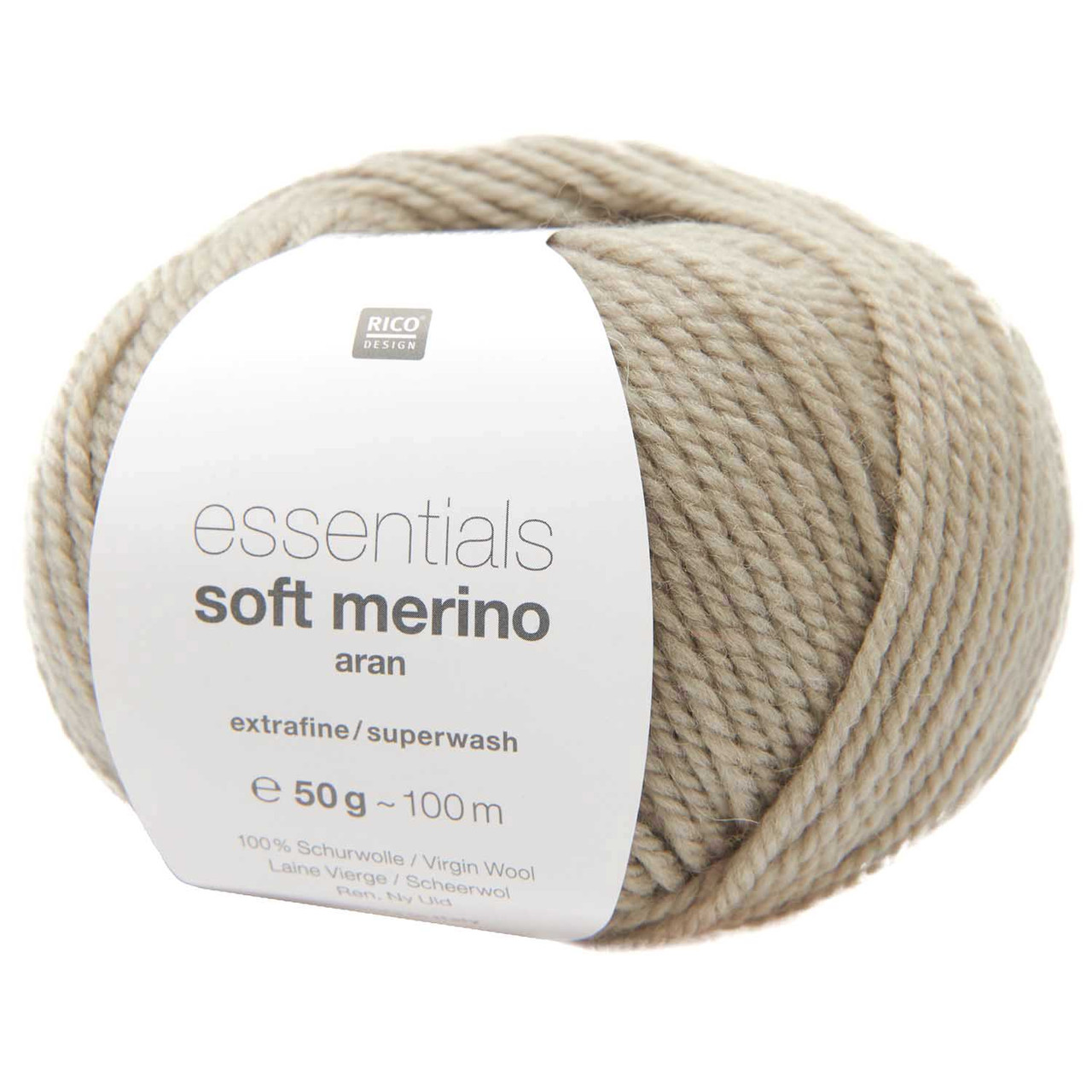 Essentials Soft Merino Aran - #76 Grey | Buy at My Knitch