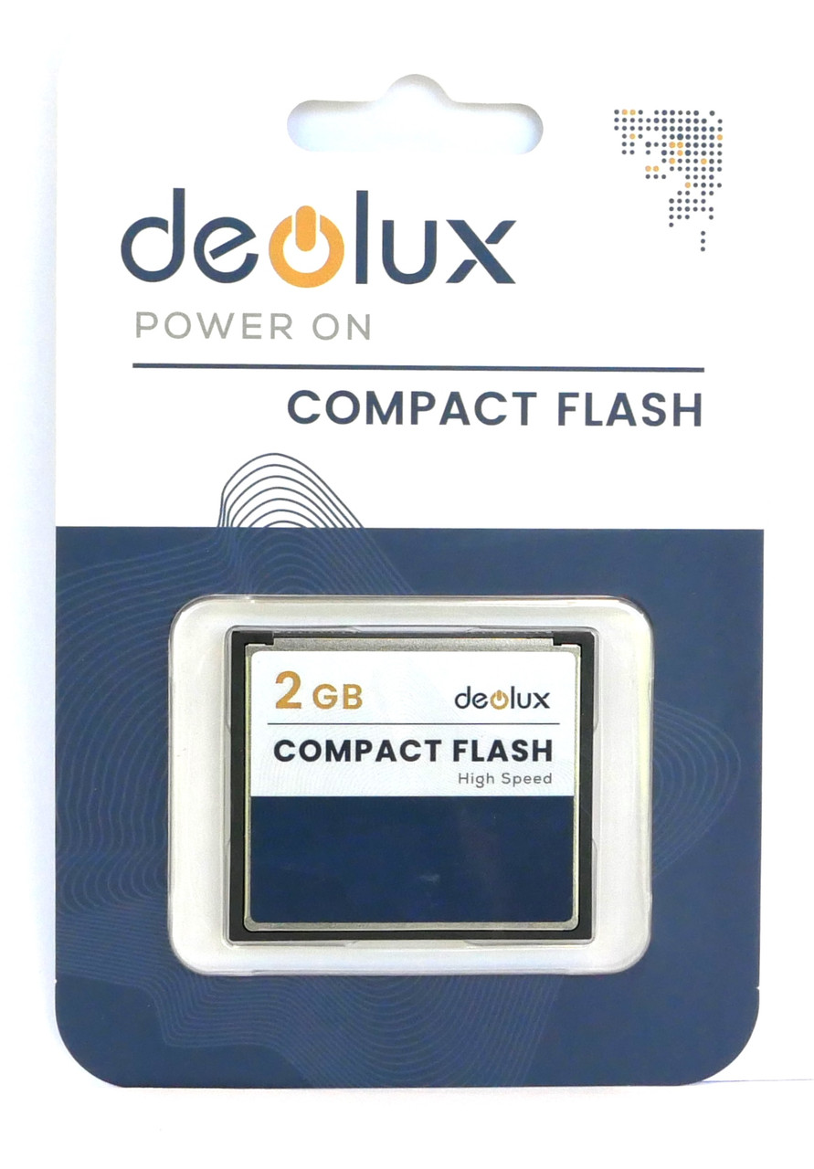 DeLux 2GB CompactFlash Memory Card (New) - Camera Lane