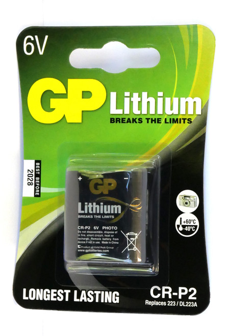 GP CR-P2 Lithium Battery - Camera Lane