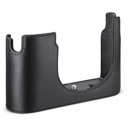 Leica Half Case for Q3 (Leather, Black) - Camera Lane