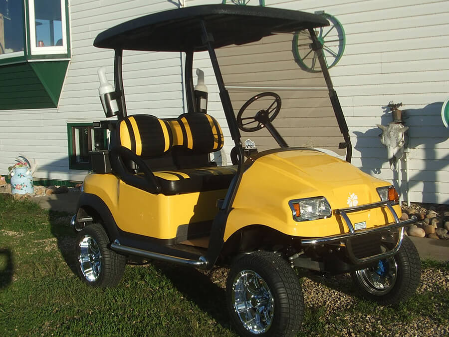 Yellow Phantom Golf Cart - Lakeview Small Power