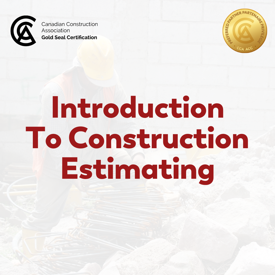 Introduction to Construction Estimating - Online Course