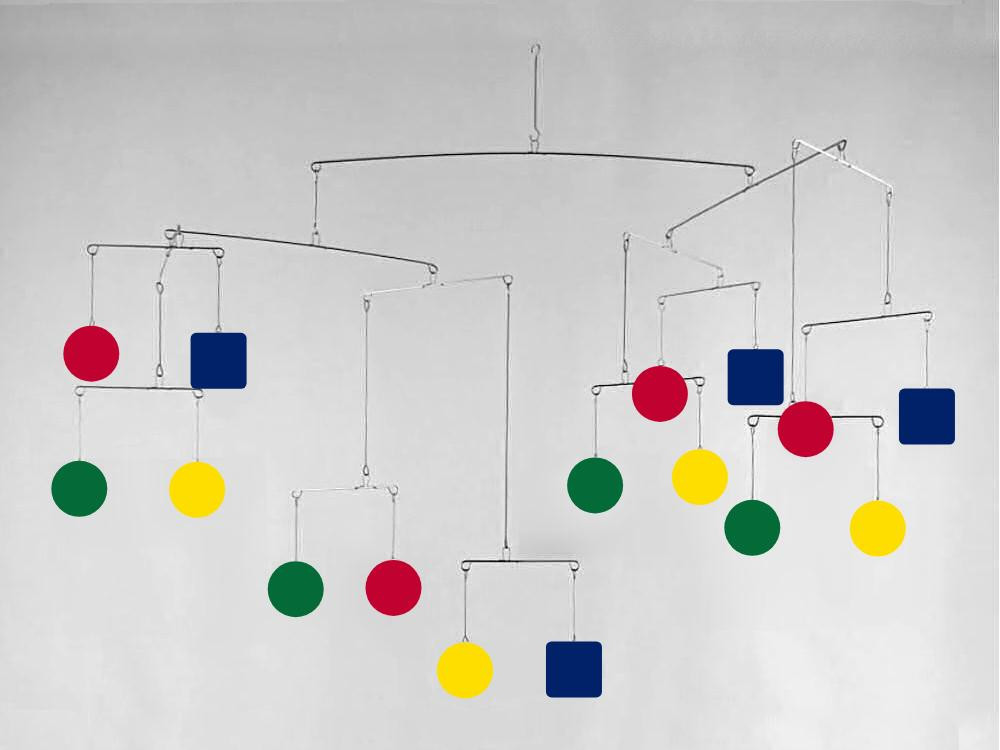 Modern mobiles inspired by Alexander Calder | Hanging Mobile Gallery ...