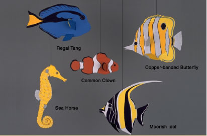 Monarch Mobiles Tropical Fish Mobile