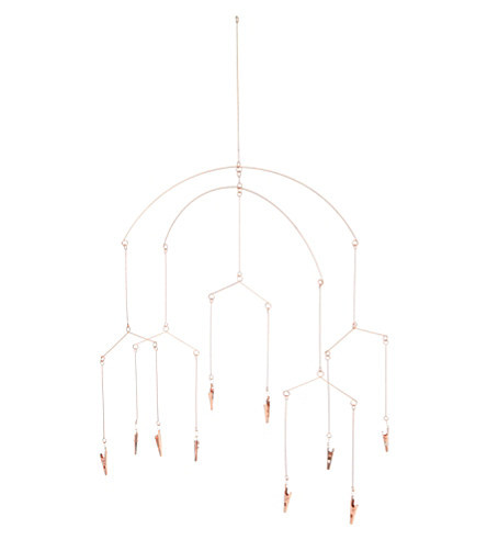 Copper Photo Clip Mobile - Hanging Mobile Gallery