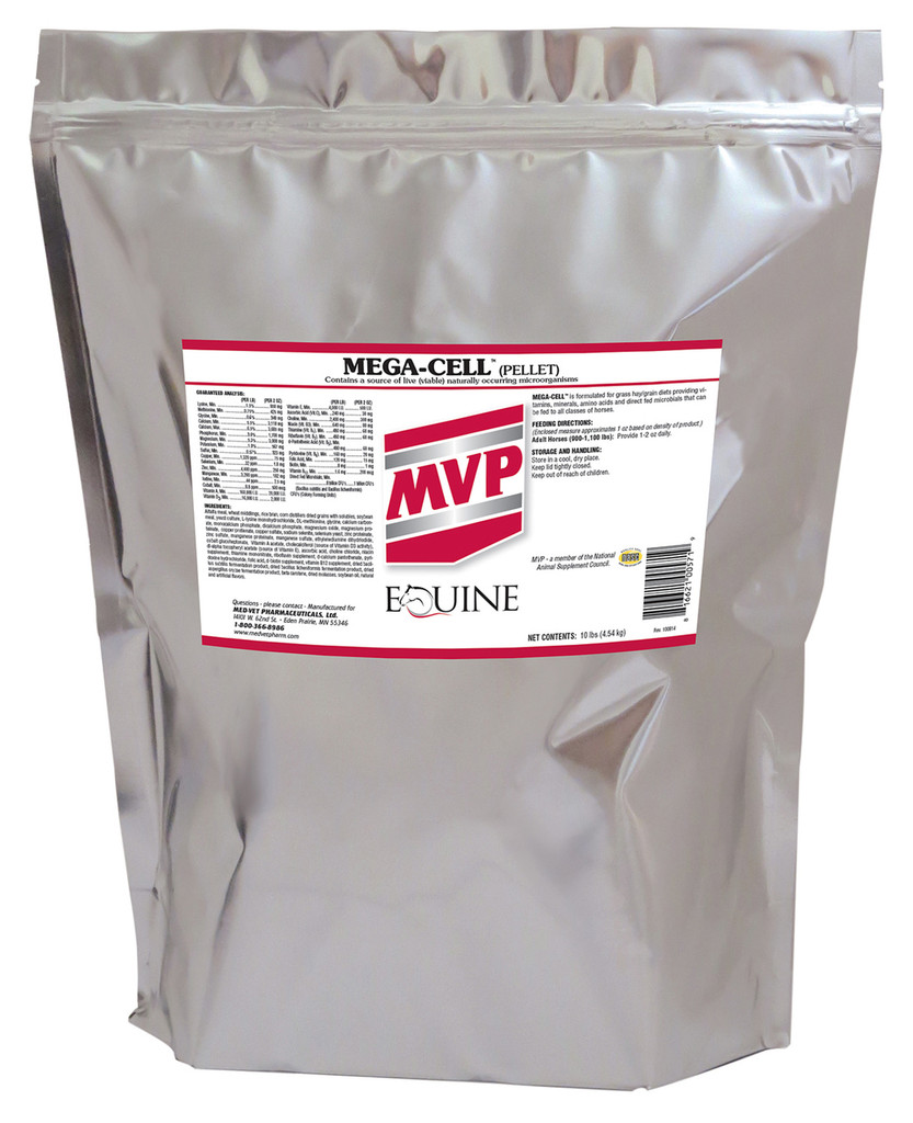 Mega-Cell (Pellets) Horse Multi-Vitamin Supplement | MVP - Free Shipping