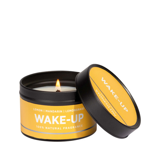 Wellbeing - Wake Up - Sented Candle Tin
