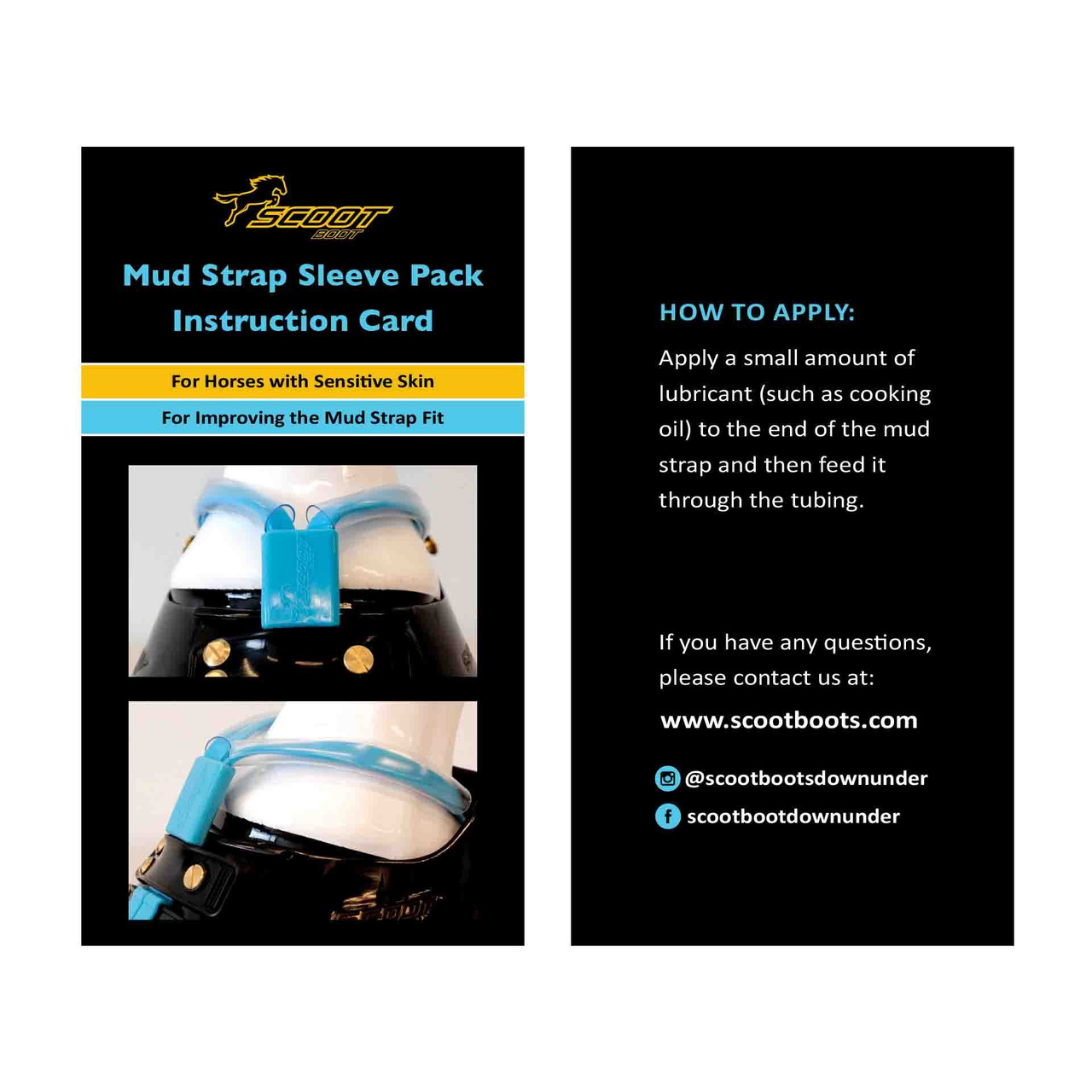 Mud Strap Sleeve - TryScootBoots.com