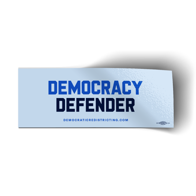 Democracy Defender (10.5" x 4" Vinyl Sticker) - NDRC Webstore